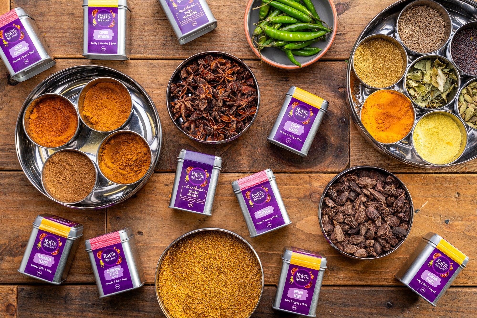 Spice Blends for Indian cooking – Rafi's Spicebox